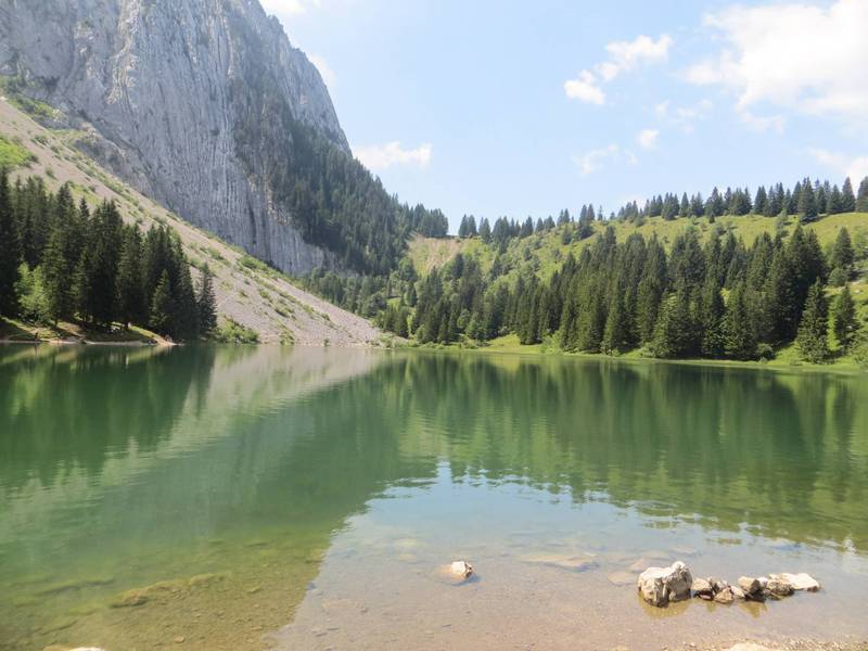 Randonnée à Mont-Saxonnex - Le lac Bénit