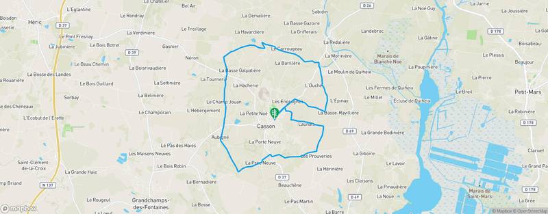 Randonnée à Casson - Casson et ses chemins