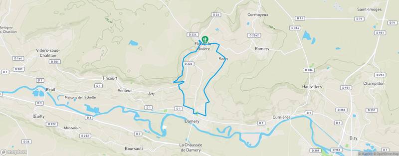 Randonnée à Fleury-la-Rivière - A travers vignobles, vallées et ...