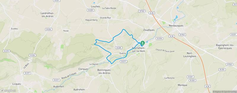 Randonnée à Tournehem-sur-la-Hem - Au creux de la vallée de la Hem