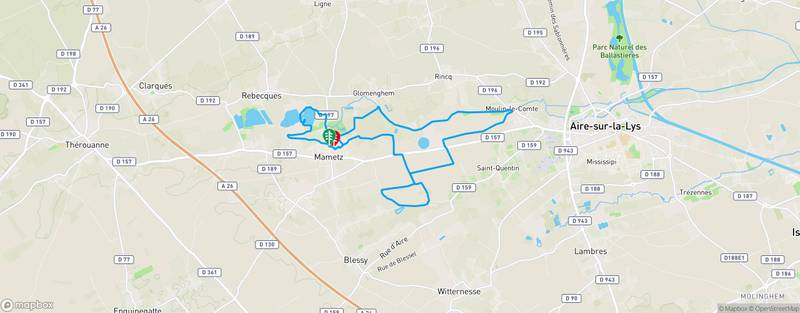 Randonnée à Mametz - Virée entre les arbres et étangs de Mametz