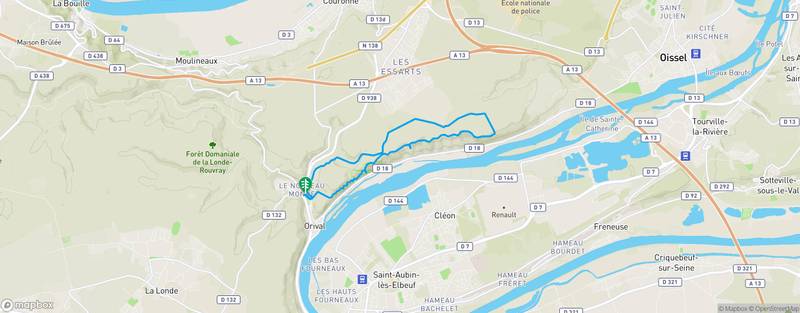 Randonnée à Orival - Vers les Roches d'Orival