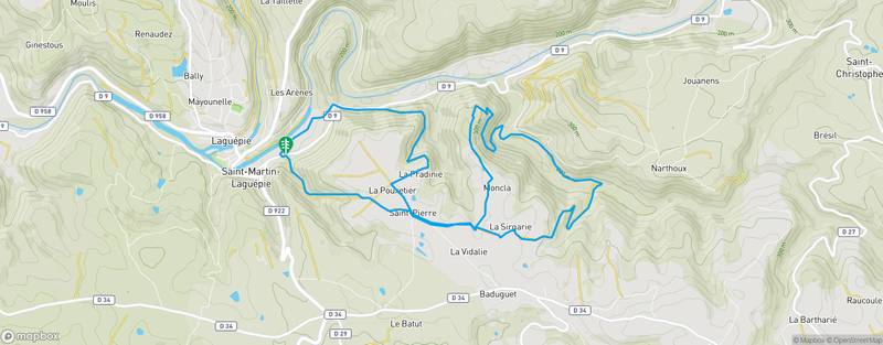Randonnée à Saint-Martin-Laguépie - Boucle des calvaires vers la forêt ...