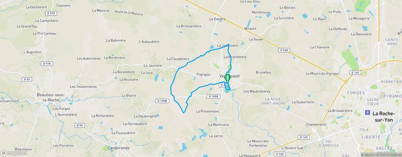 Randonnée à Venansault - Boucle champêtre aux abords de Venansault